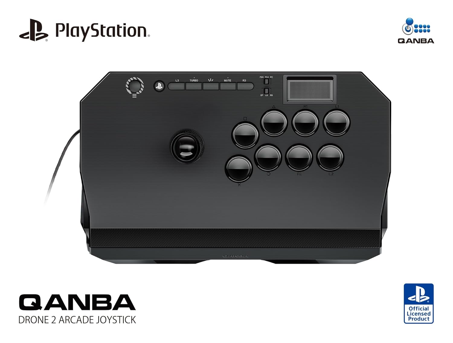 Amazon.com: Qanba PlayStation 5 / PlayStation 4 / PC Arcade Joystick, 8 ...