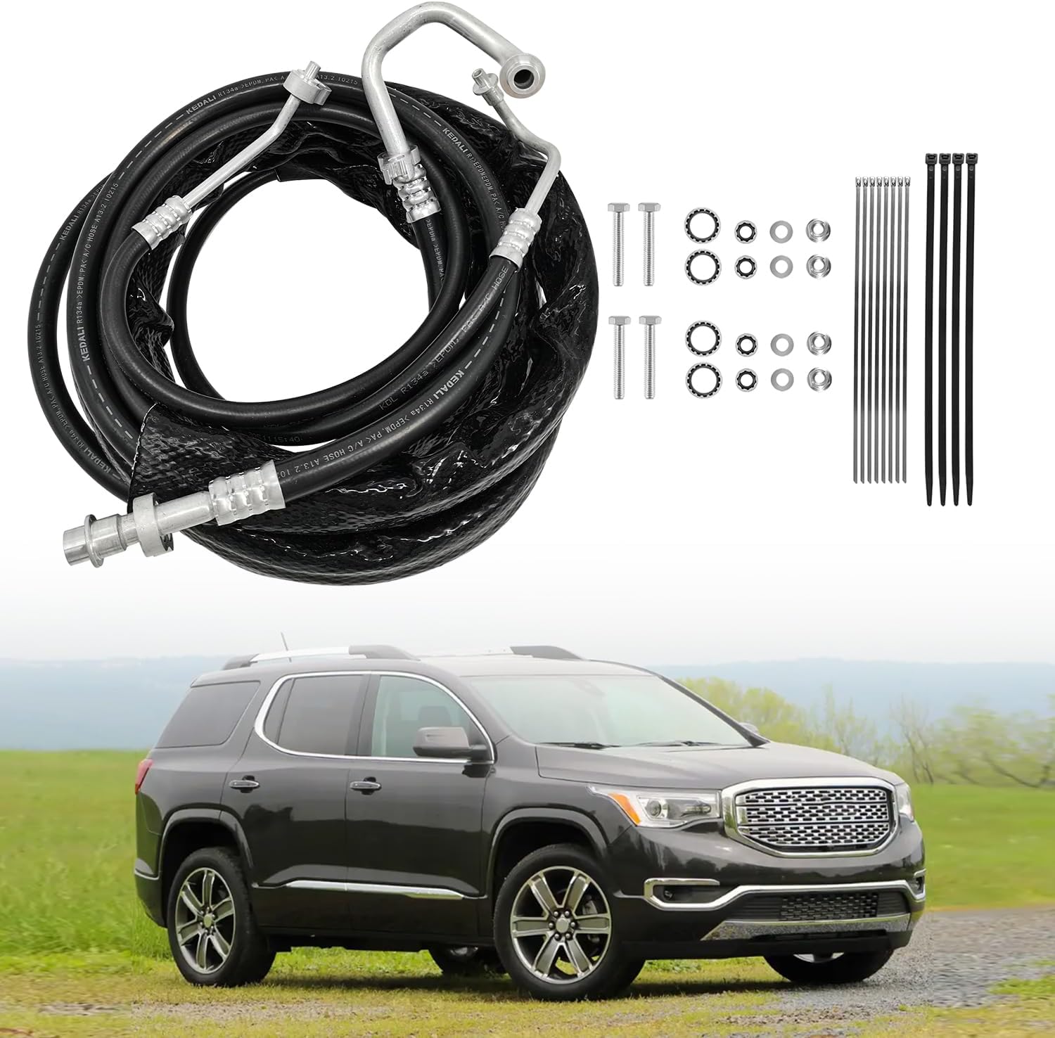 Amazon.com: Blrack AT34653 Rear AC Line Set Air Conditioning Hoses Fit ...