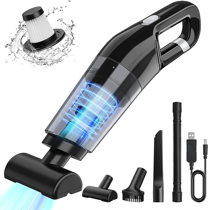 Amazon.com - Handheld Vacuum Cordless, Vacuum Cleaner Rechargeable with ...