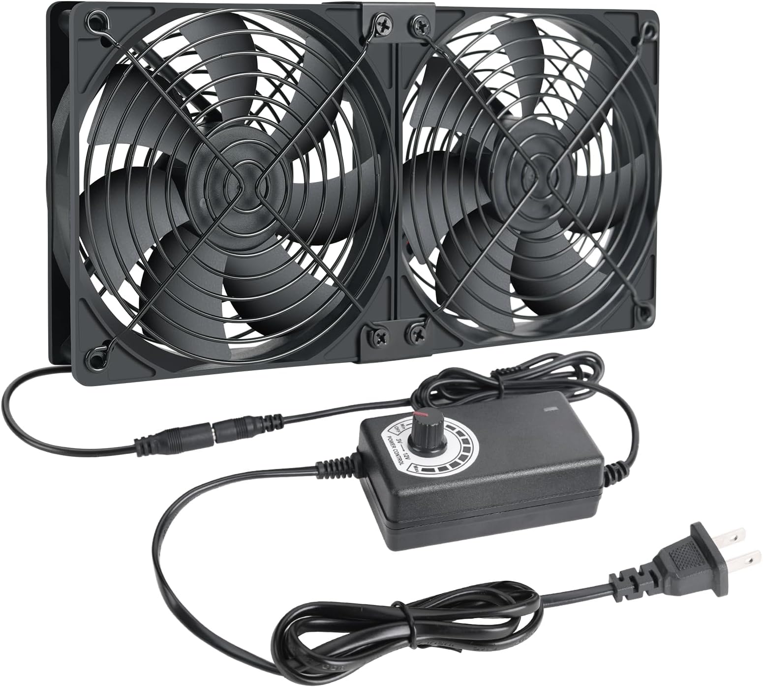 Amazon.com: GDSTIME Big Airflow Dual 120mm Fans, 2x120mm 240mm Computer ...