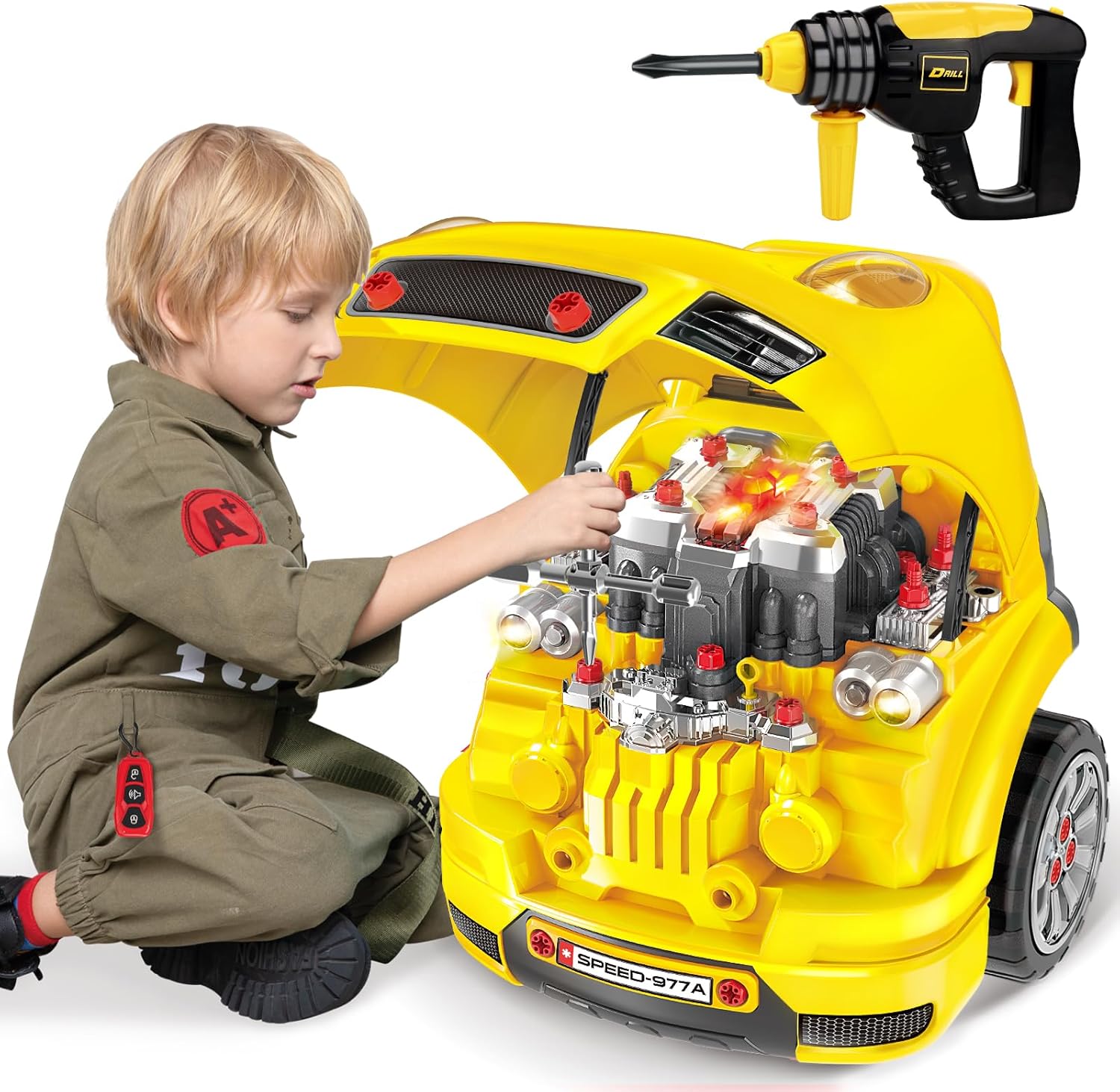 Amazon.com: Deejoy Large Truck Builder Kit for Toddlers 3-5, Kids ...