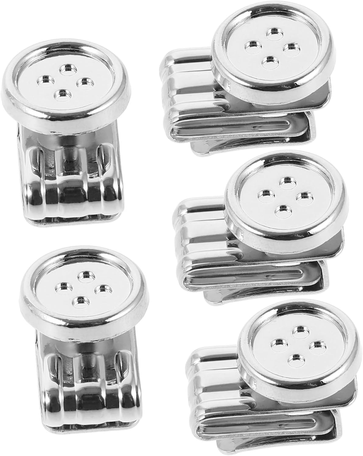 SEWACC 5pcs Metal Suspender Buttons for Men Versatile Clip Design for ...
