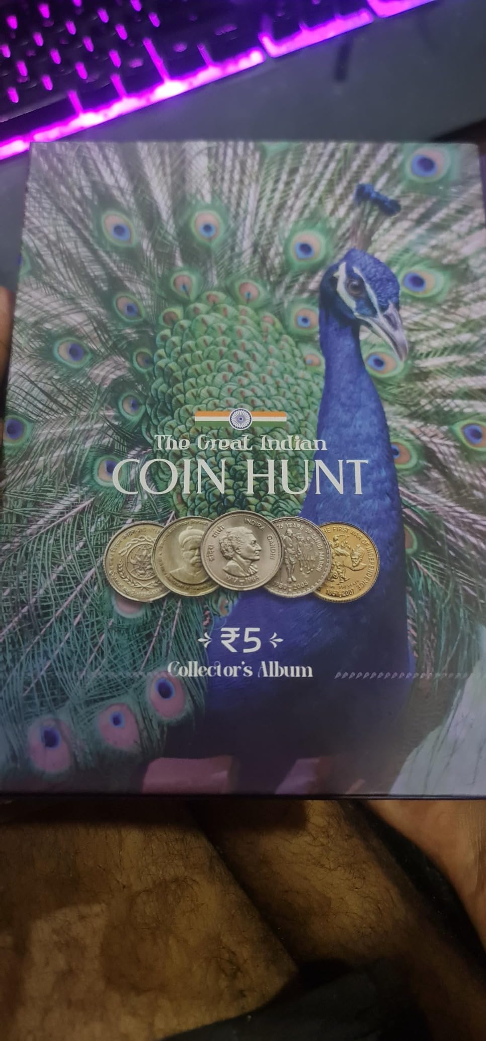 NUMISMATE Coin Hunt Album For 5 Rupee Commemorative Coins; Illustrated ...