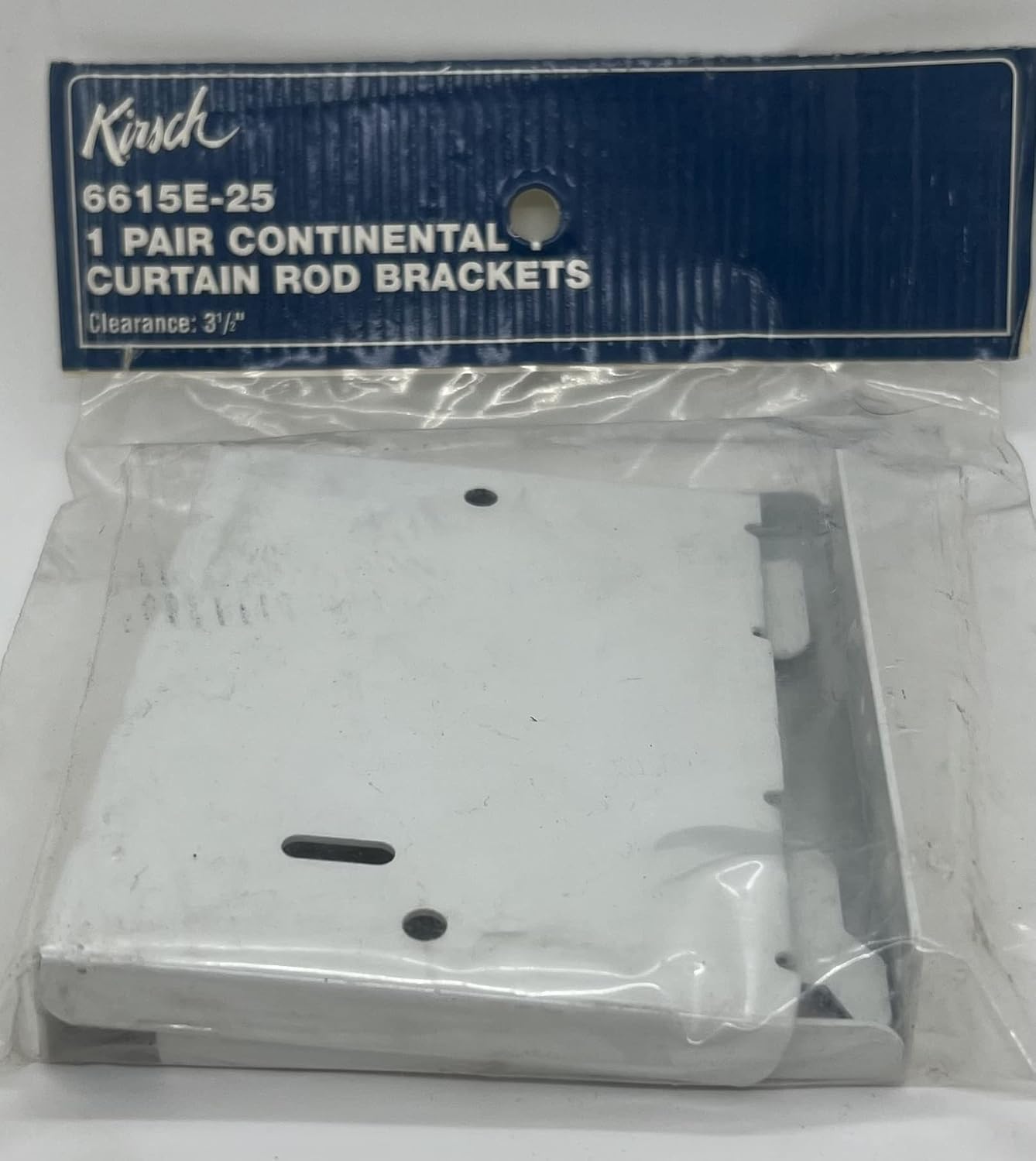 Amazon.com: Kirsch 1 Pair Continental I Curtain Rod Brackets, Clearance ...