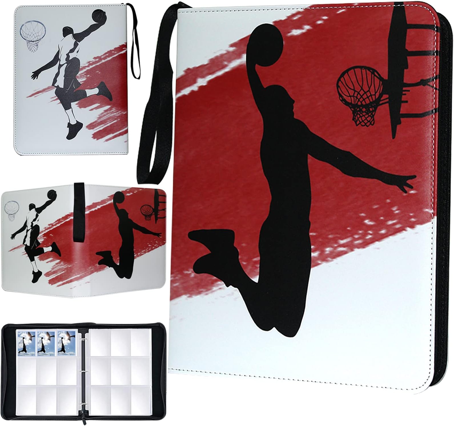 Amazon.com: 900 Pockets Basketball Trading Card Binder, Card Binder ...