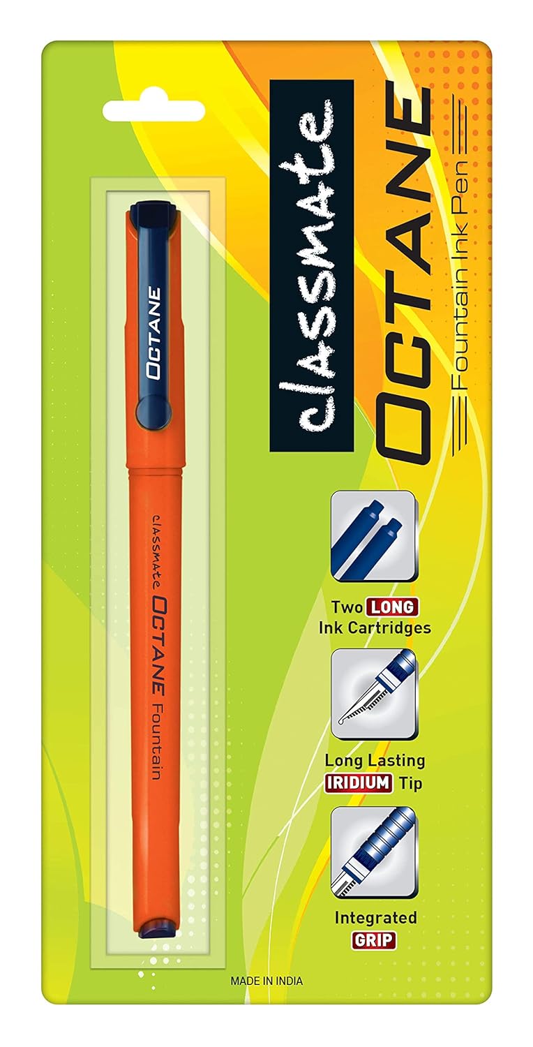 Classmate Fountain Pens | Classmate Octane Fountain Ink Pens Blue (Pack ...