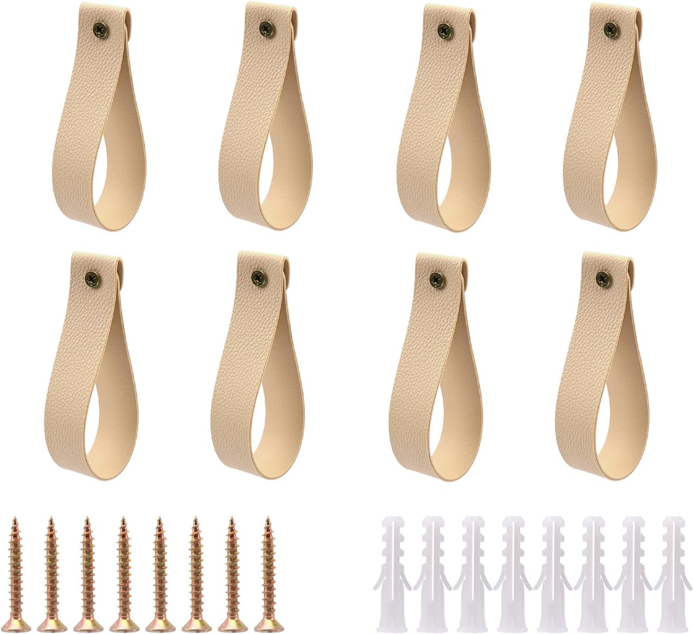 Amazon.com: Shonmogar Curtain Rod Holders,Set of 8 Leather Curtain Rod ...