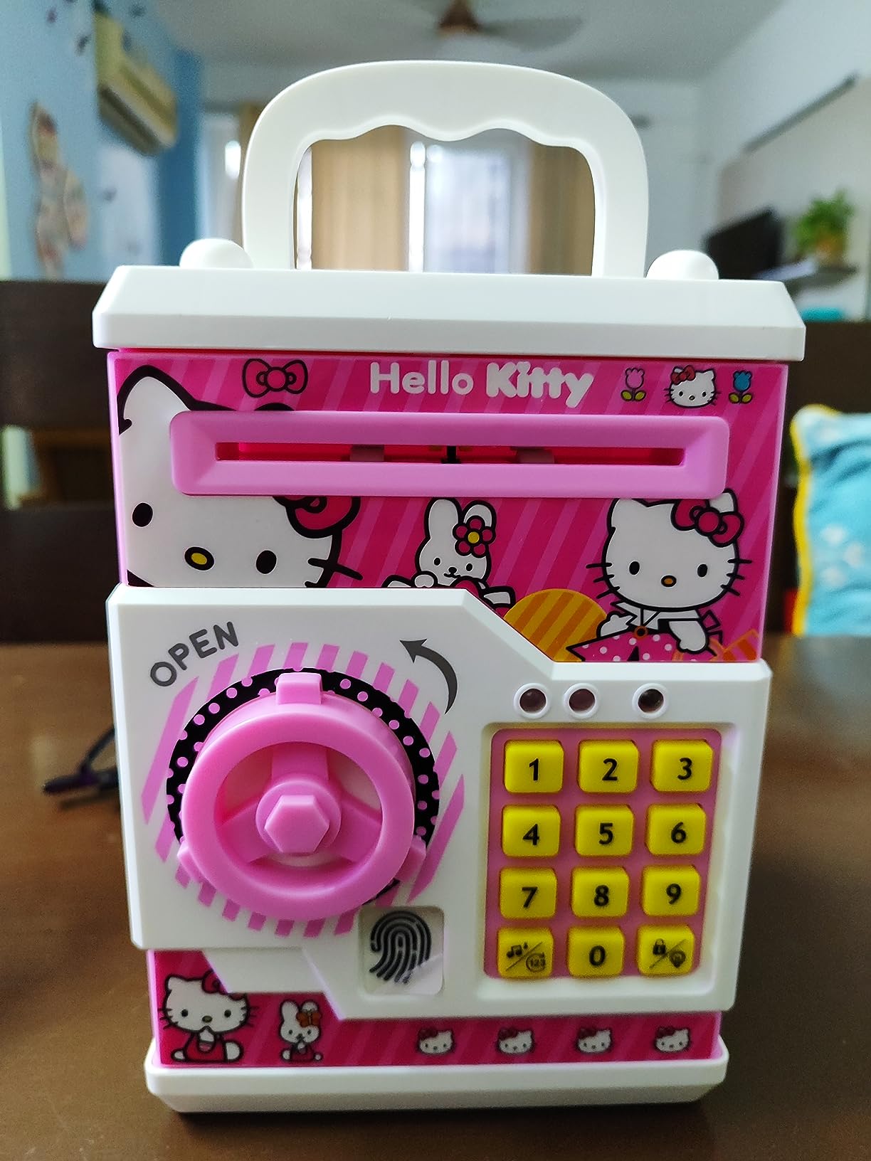 Happy Hoots Magical Smart Lock Piggy Bank - Secure and Fun Savings Box ...