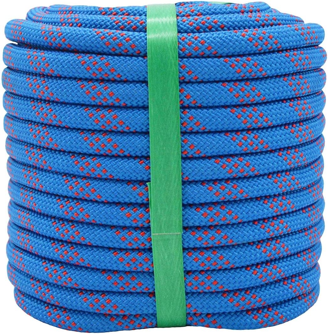 YUZENET Braided Polyester Arborist Rigging Rope (3/8inch X 100feet ...