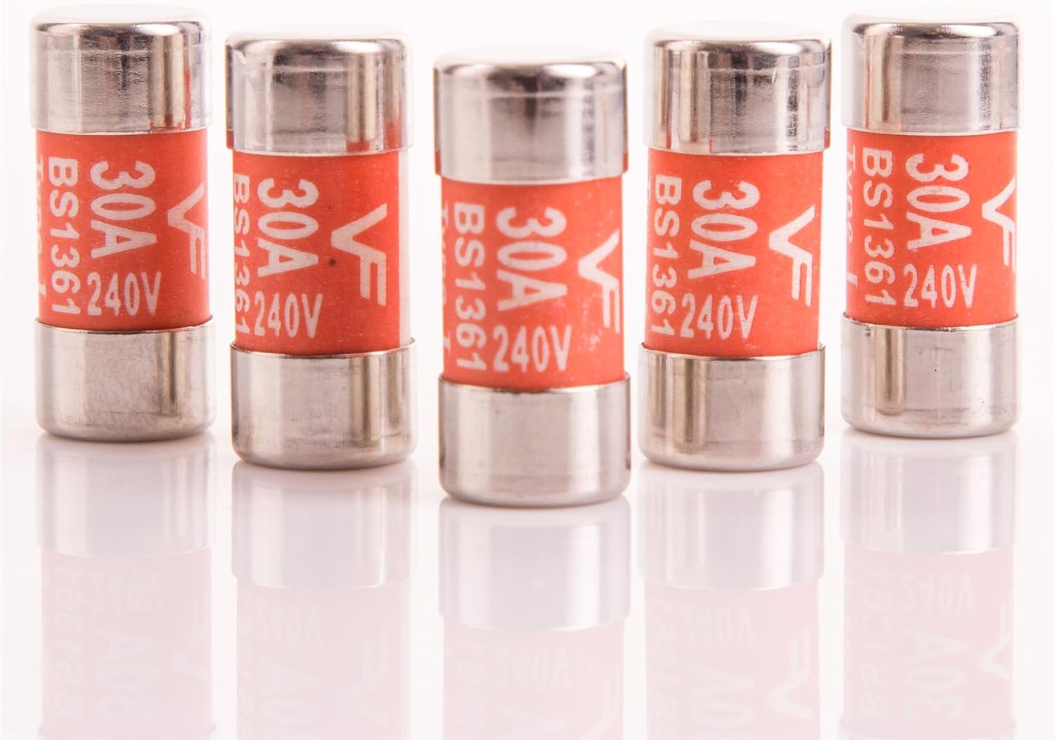 5X Replacement 30 Amp Consumer Unit Fuses | 240V : Amazon.co.uk: DIY ...