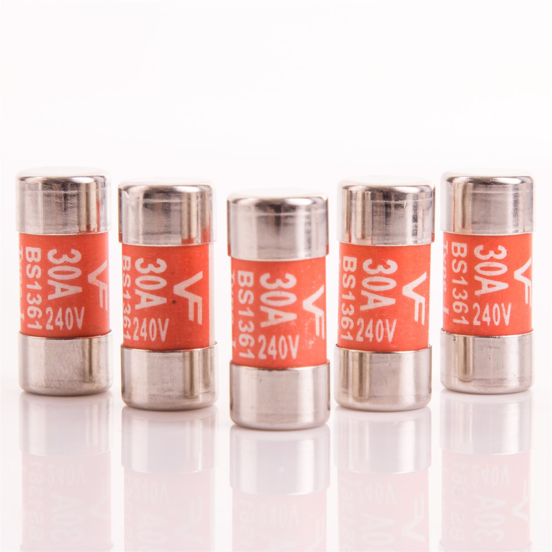 5X Replacement 30 Amp Consumer Unit Fuses | 240V : Amazon.co.uk: DIY ...