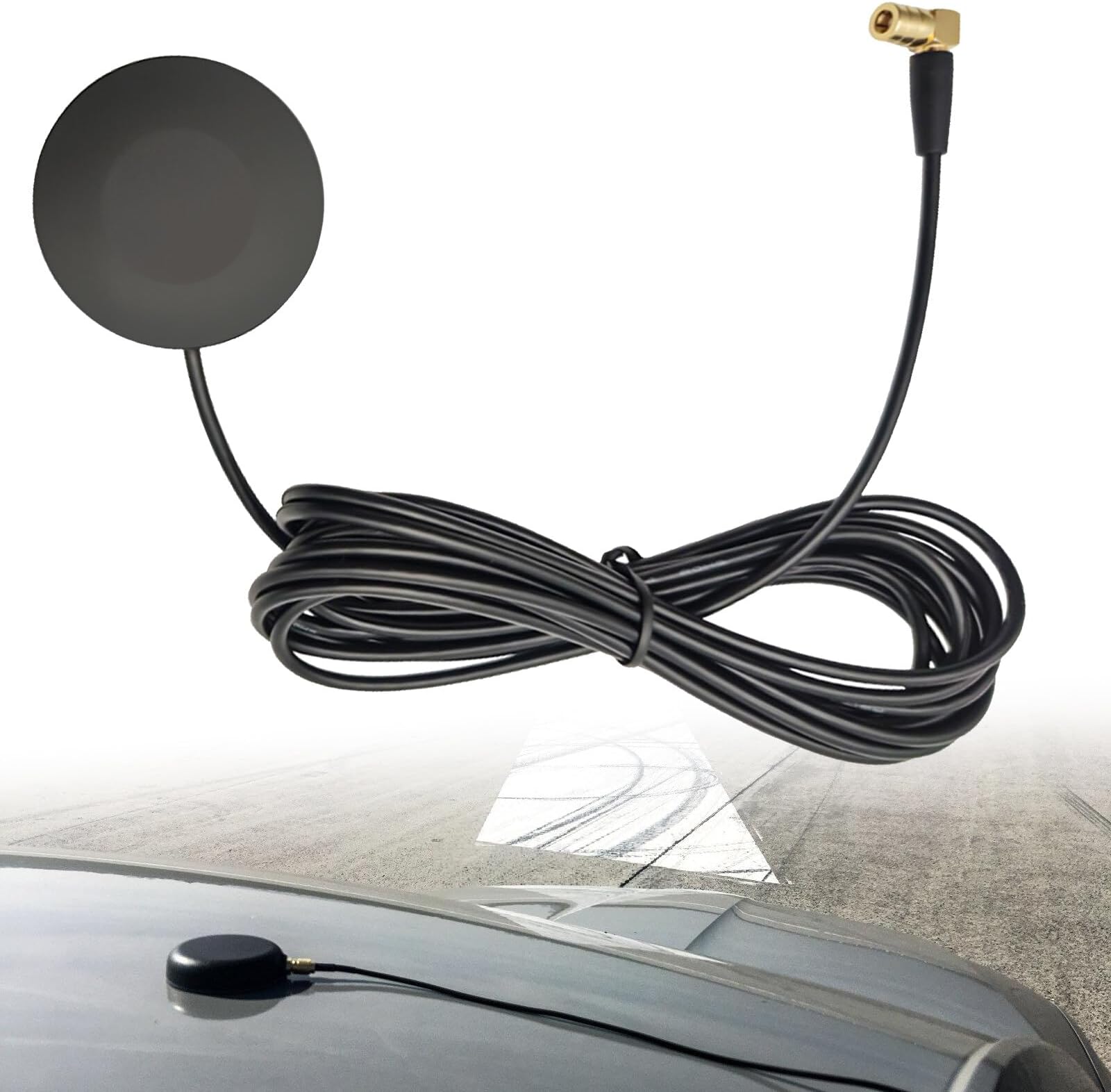 DAB Antenne Auto SMB Anschluss Digitale DAB Autoradio Scheibenkleber ...