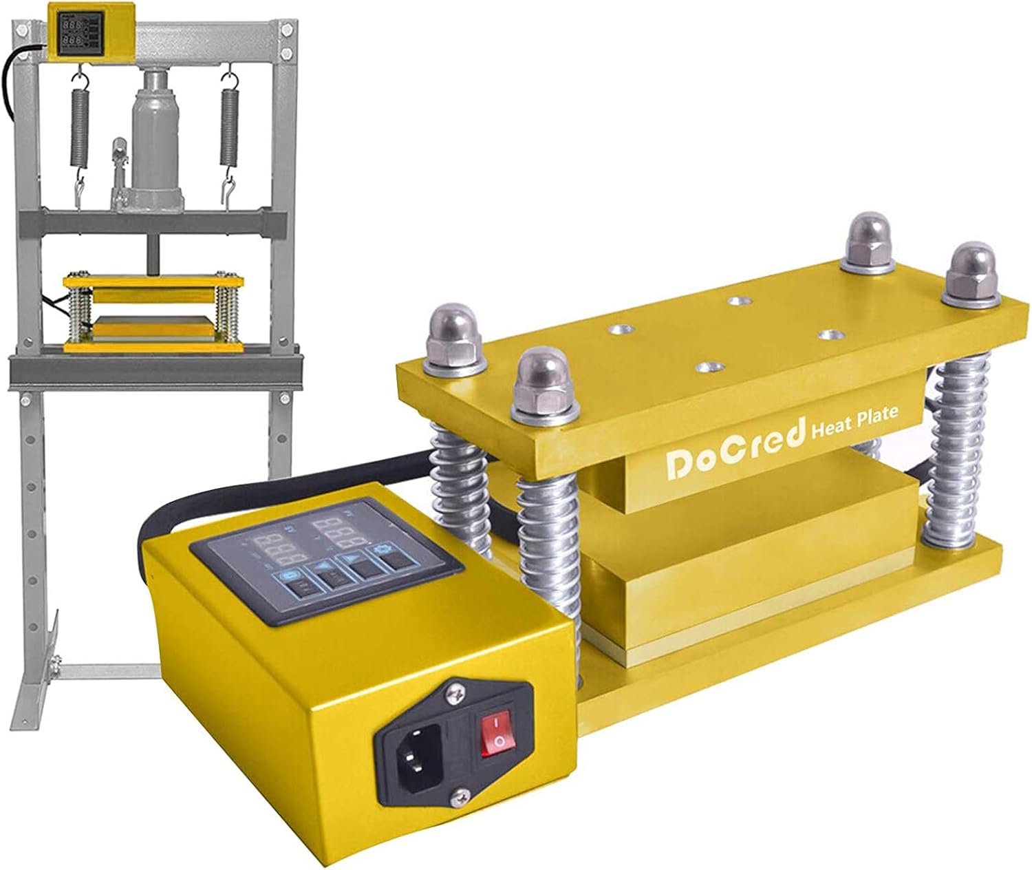 Amazon.com: 3x8 Inch DIY Caged Heat Press Plates Kit, Anodized Aluminum ...