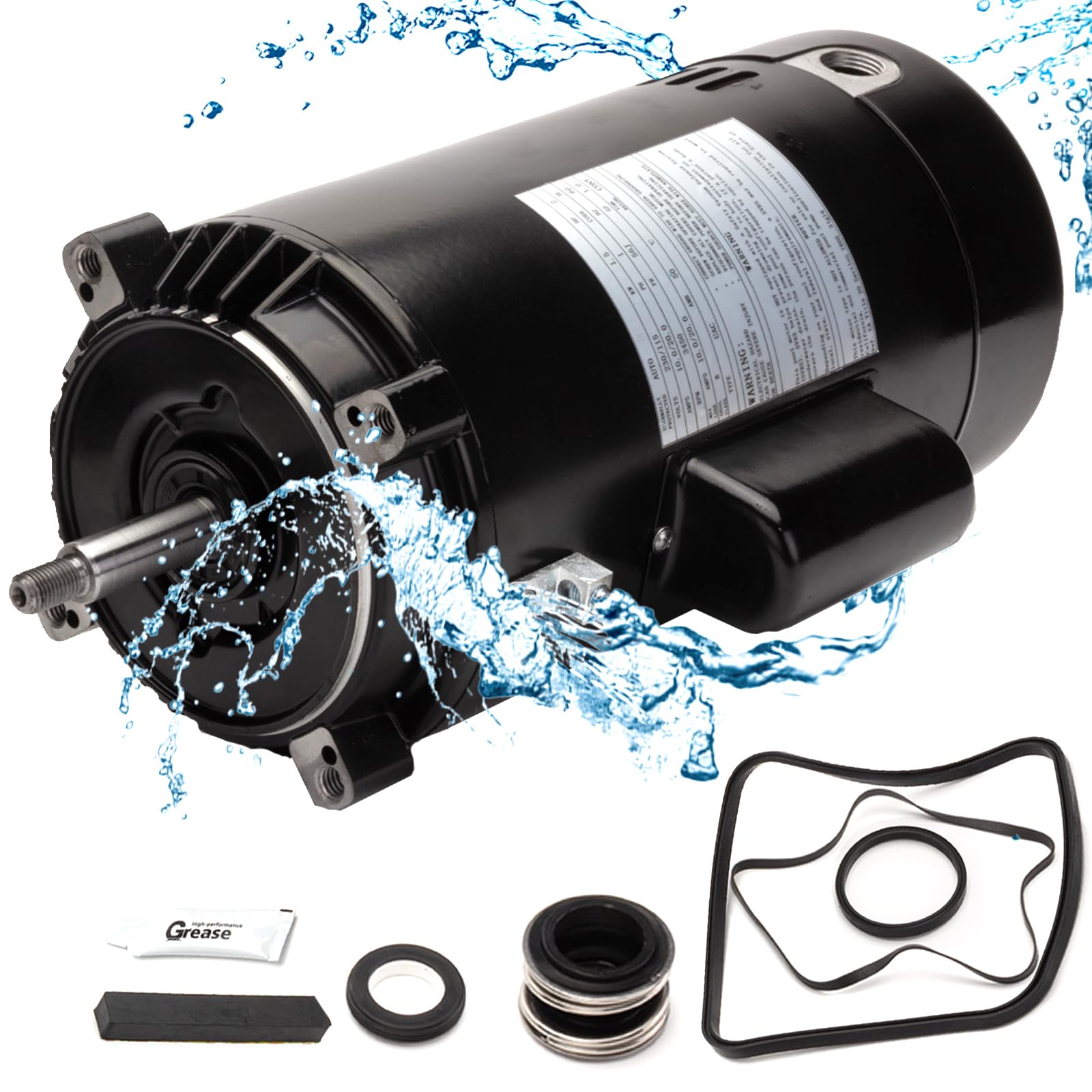 Amazon.com: UST1202 Swimming Pool Pump Motor and Seal Replacement Kit ...