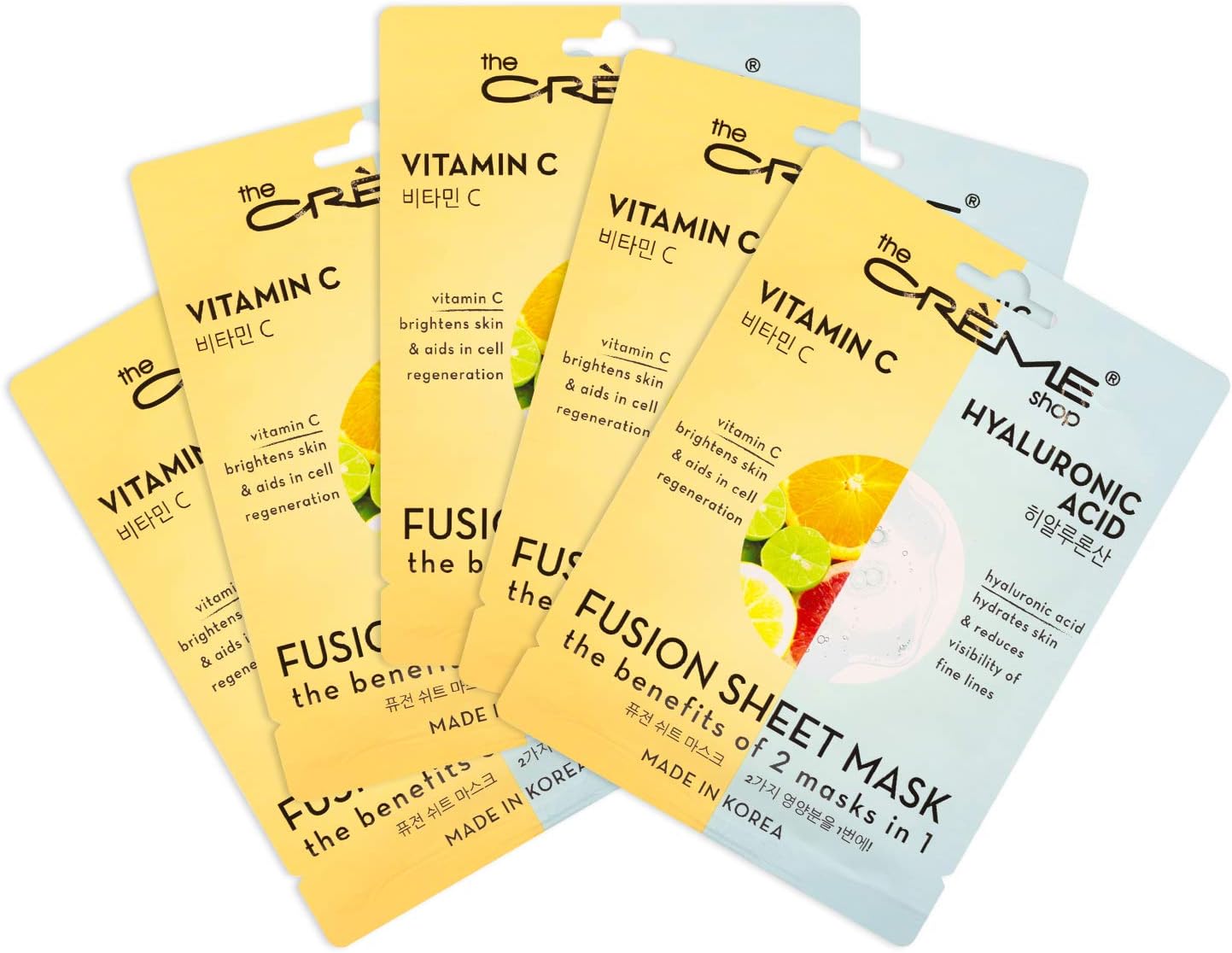 Amazon.com : The Crème Shop - Fusion Face Masks, Korean Facial Skin ...