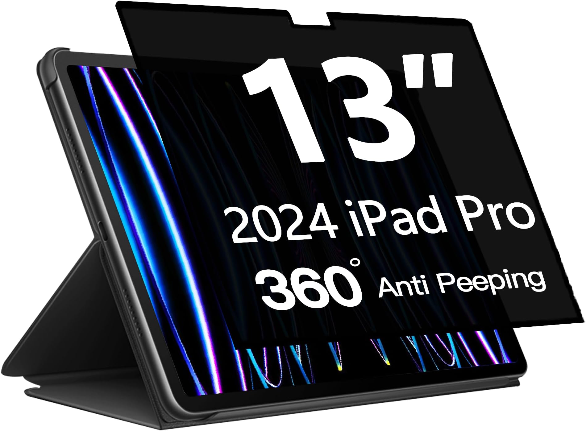 Amazon.com: Halloive 360° Privacy Screen Protector for iPad Pro 13 inch ...