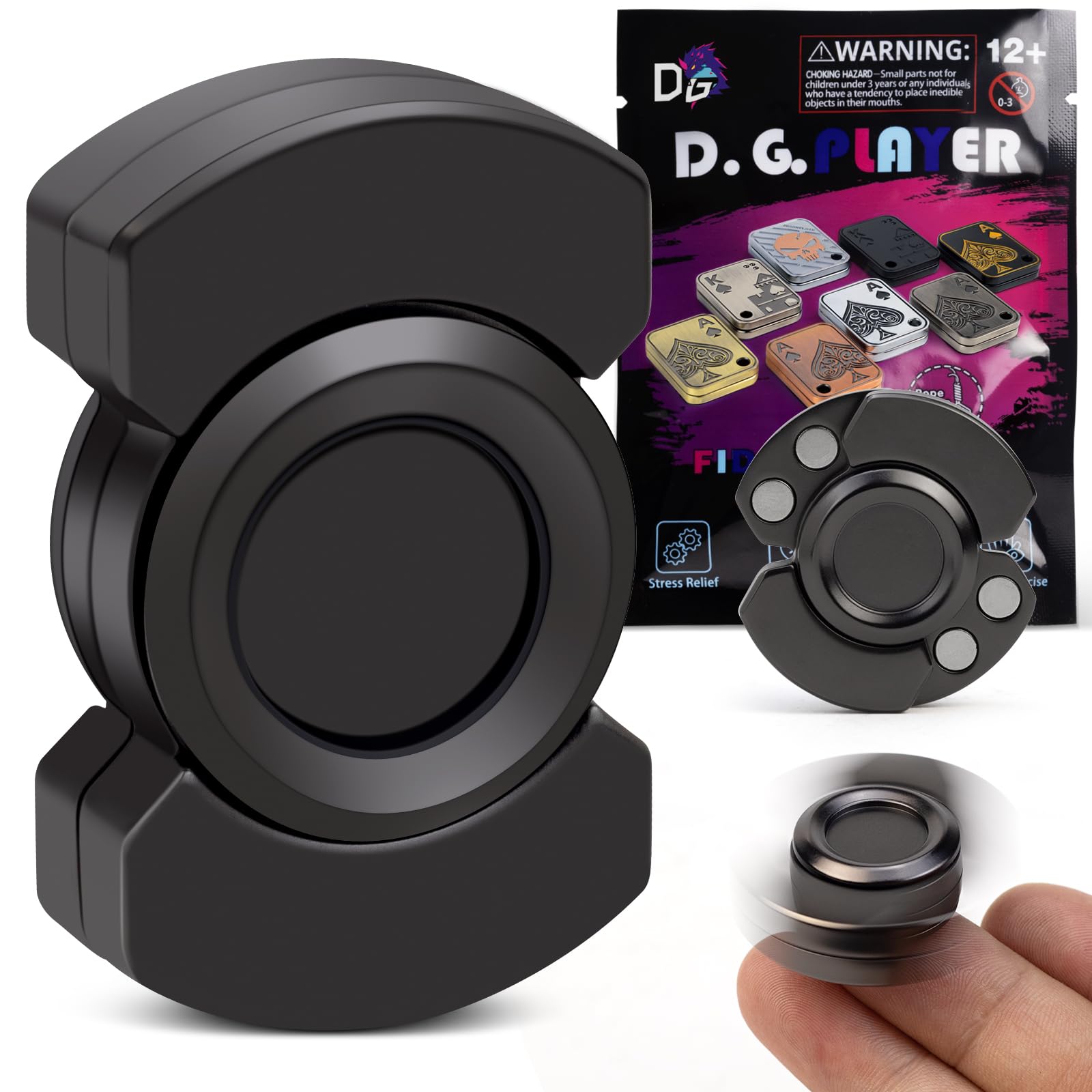 Amazon.com: D.G.PLAYER 3-in-1 Fidget Toys Adults: Spinner, Slider ...