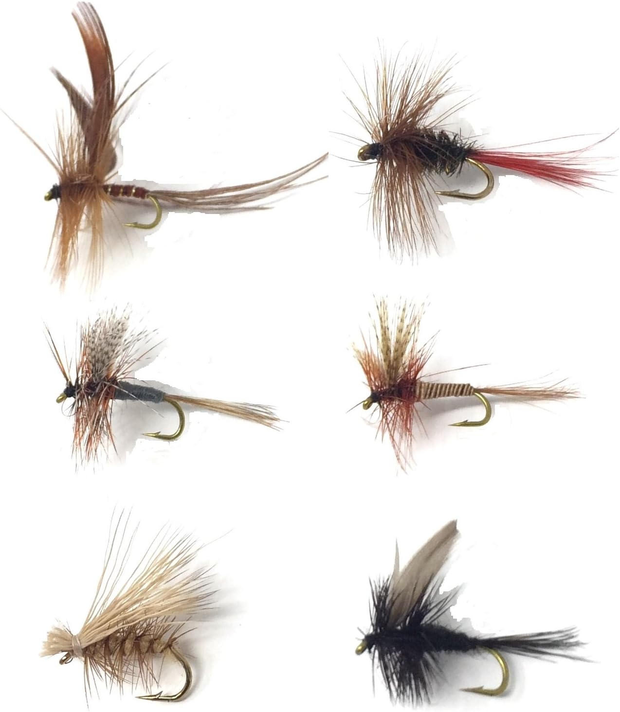 Feeder Creek Fly Fishing Trout Flies - Popular MAYFLIES - 18 Flies - 6 ...