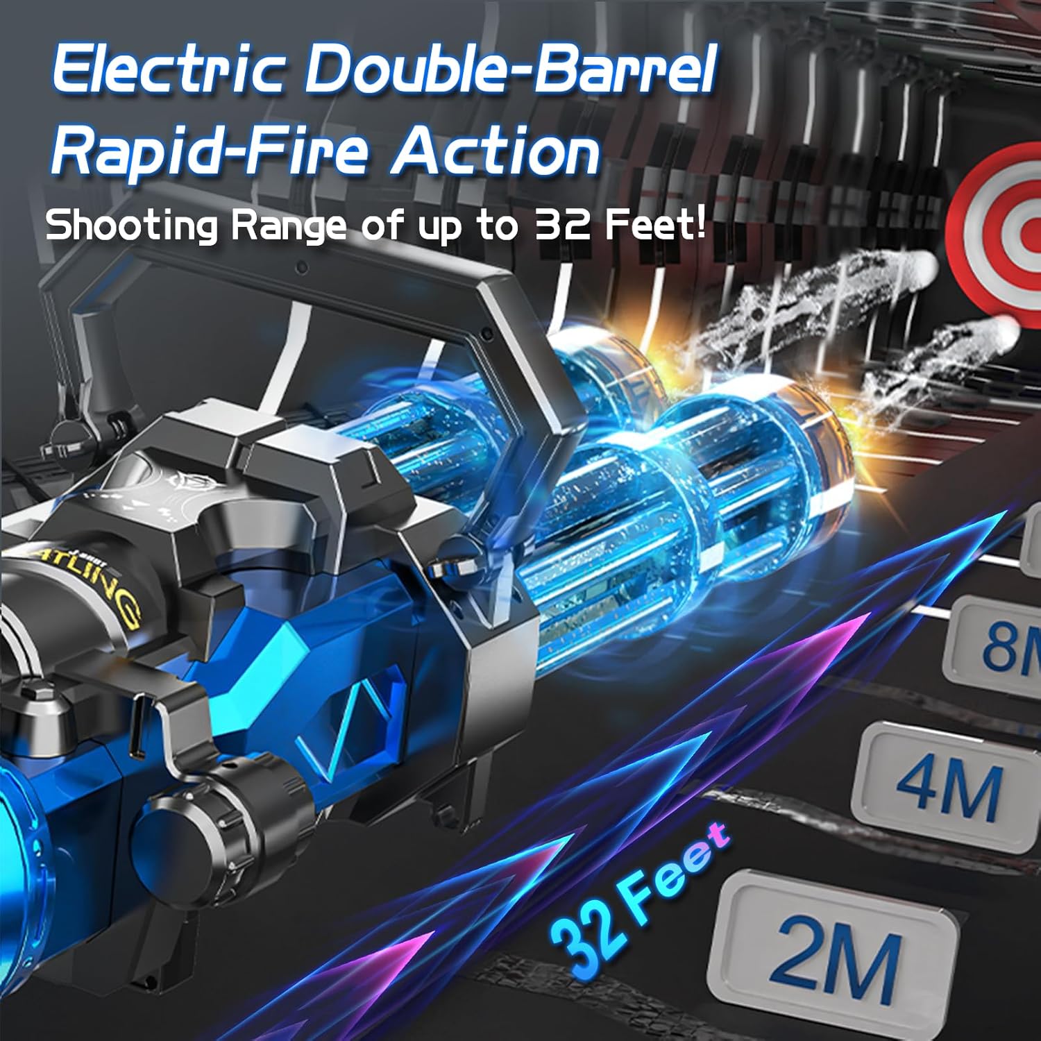 Electric Gatling Water Gun for Adults, Long Range Sri Lanka | Ubuy