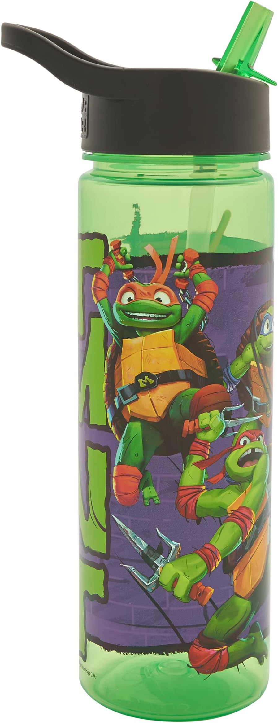 Teenage Mutant Ninja Turtles 600ml Kids Water Bottles with Straw by ...