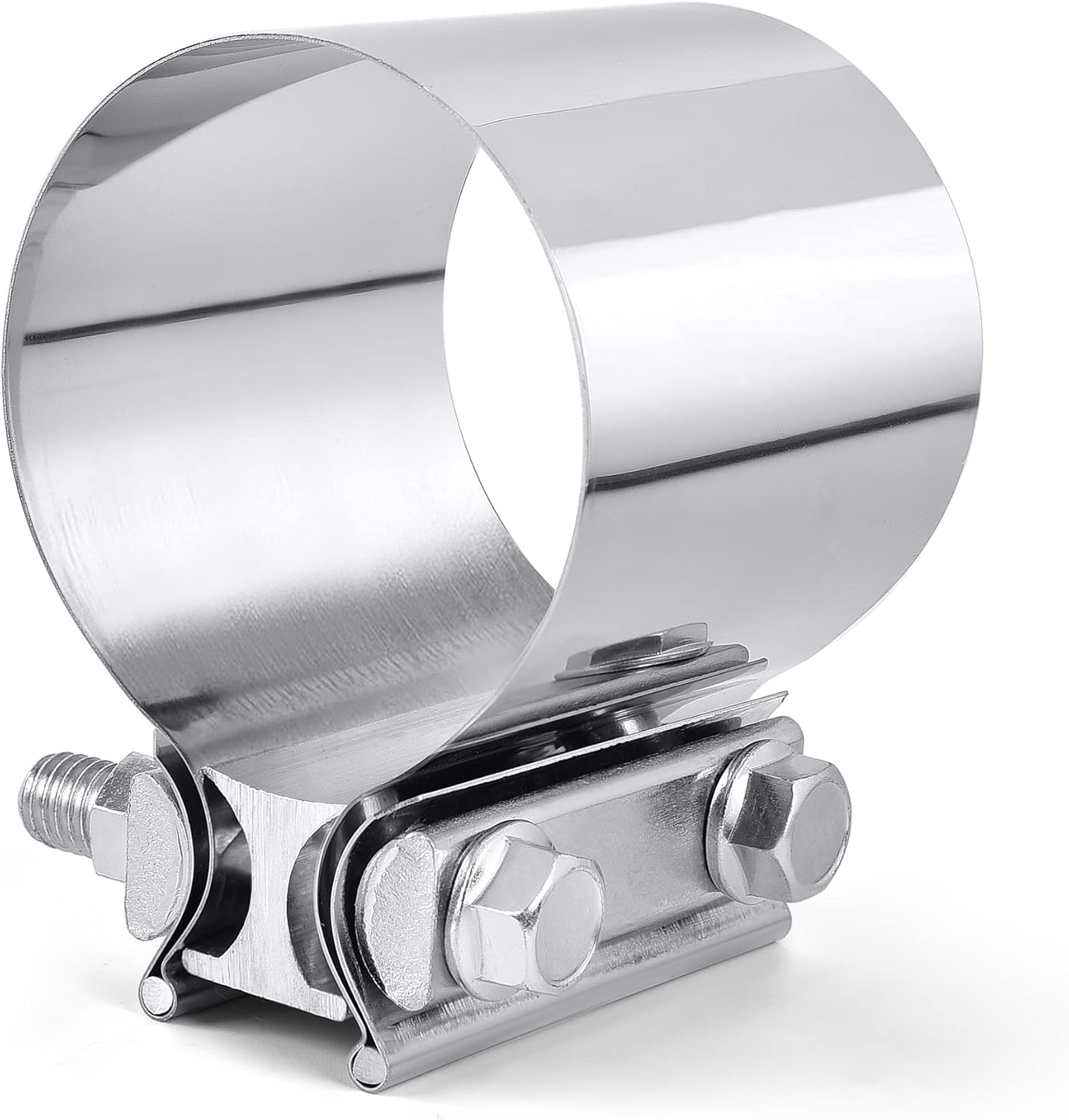 Amazon.com: SPEEDWOW 2.25 Inch Exhaust Clamp, Stainless Steel, Silver ...