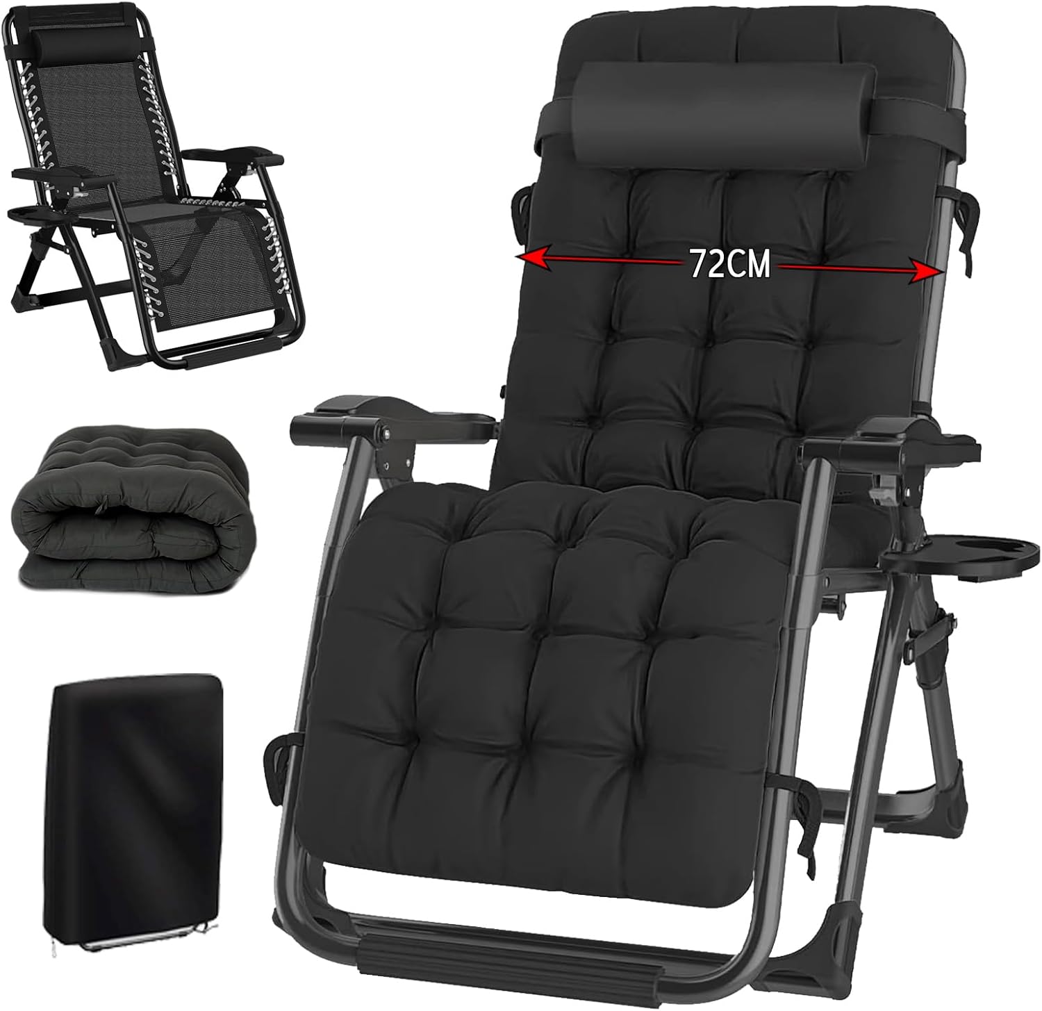 Henriacly Folding Sun Lounger Garden Lounger Guinea | Ubuy