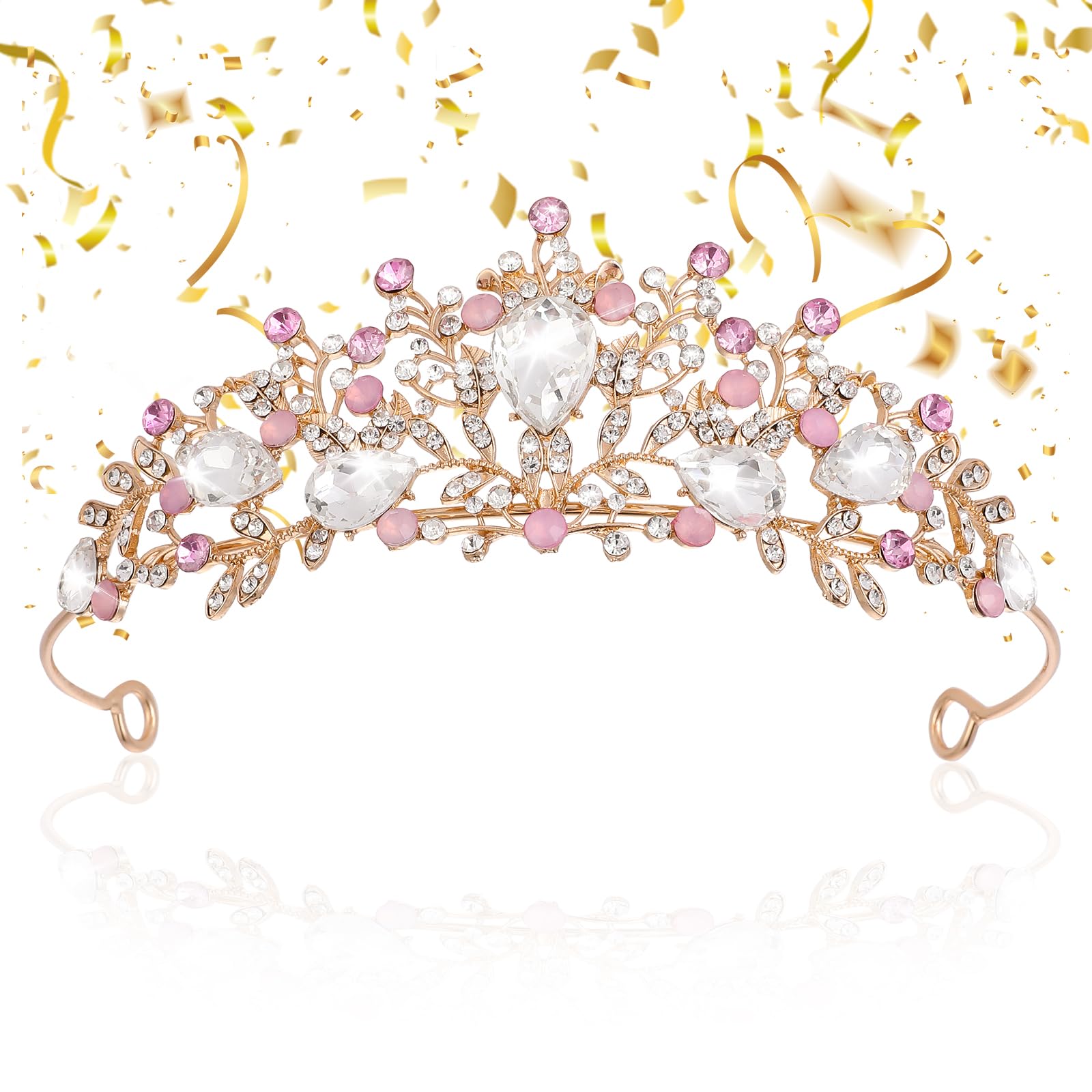 Thinp Tiaras for Girls,Princess Tiara Girls Crystal Tiara Princess ...