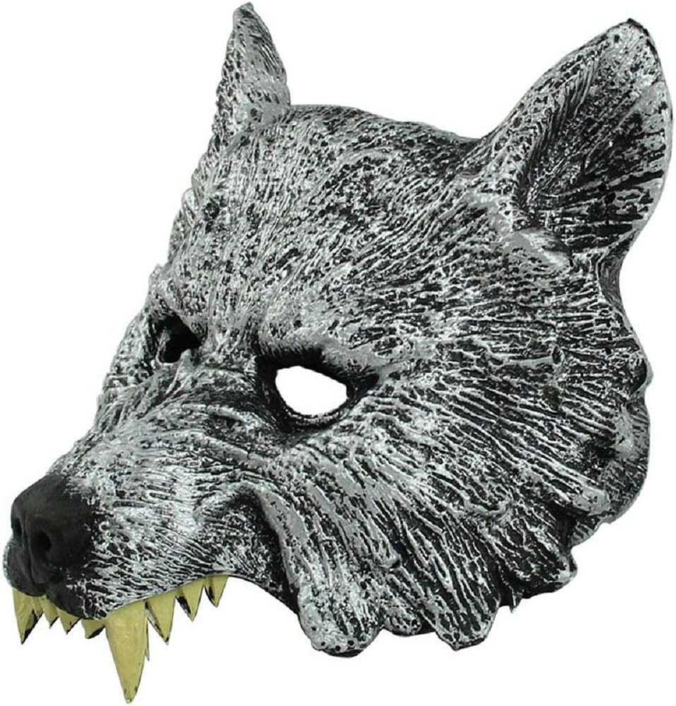 NUOLUX Head Wolf Mask 3D Werewolf Mask Halloween Haunted House Props ...