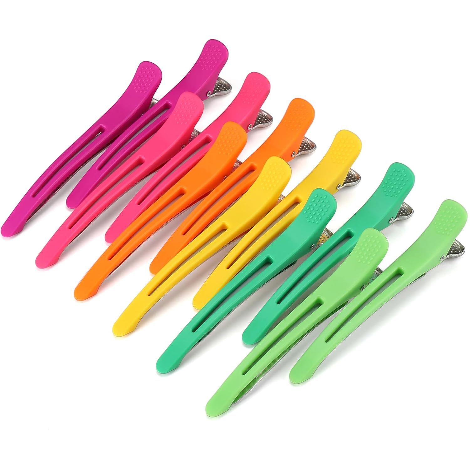 Amazon.com : PAPARELA 12PCS Silicone Hair Styling and Sectioning Clips ...