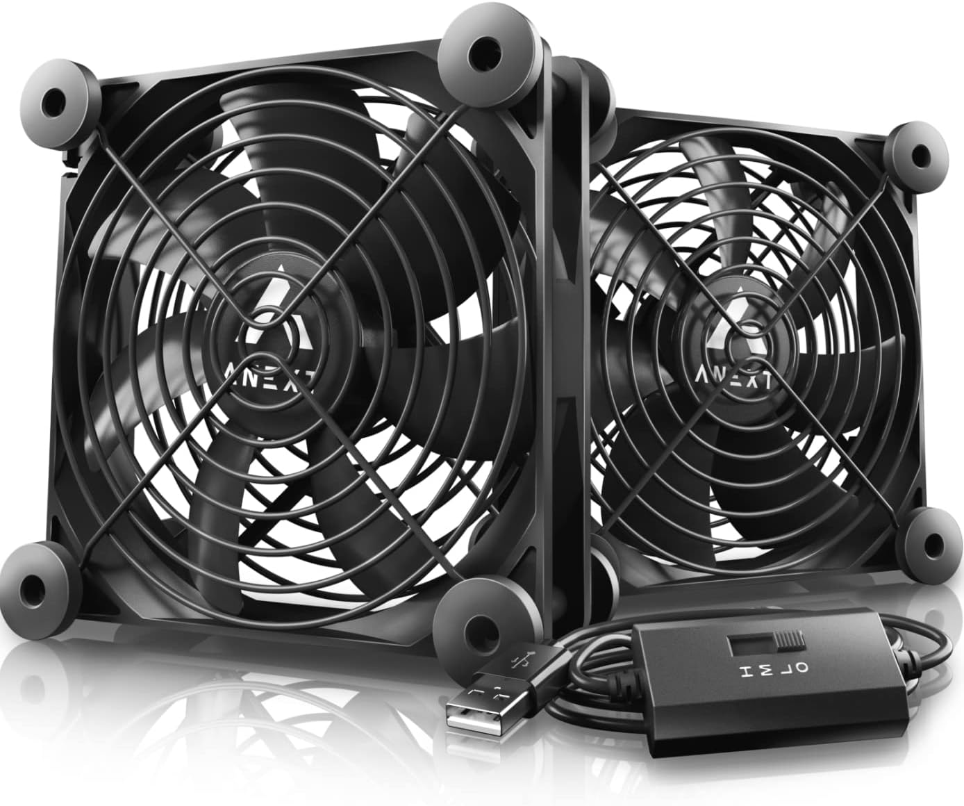 AC Infinity MULTIFAN S3, Quiet 120mm USB Fan, UL-Certified for Receiver ...