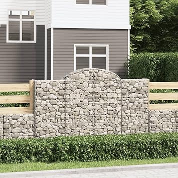 Gabion Basket with High Arch, Pack of 12, 200 x 30 x 120/140 cm, Made ...