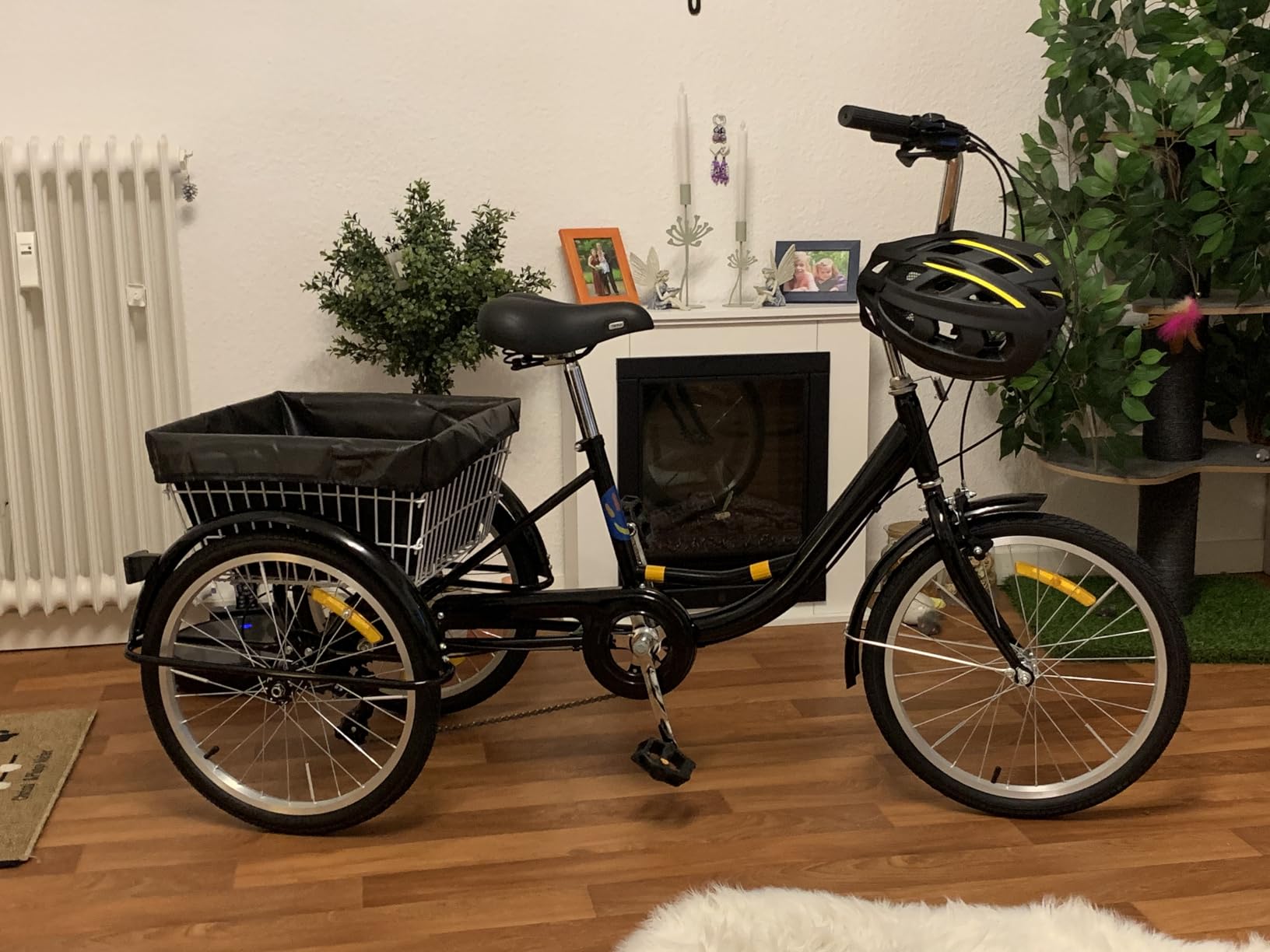 KEESUNG Dreirad für Erwachsene 20 Zoll, 8 Gänge 3 Rad Fahrrad mit ...