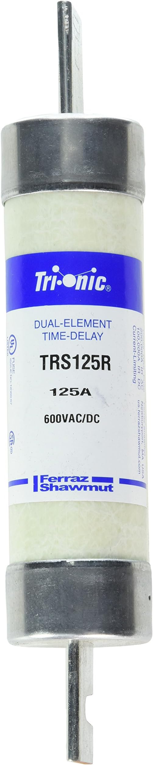 Mersen TRS-R Tri-Onic Time-Delay/Class RK5 Fuse, 600VAC/600VDC, 200kA ...