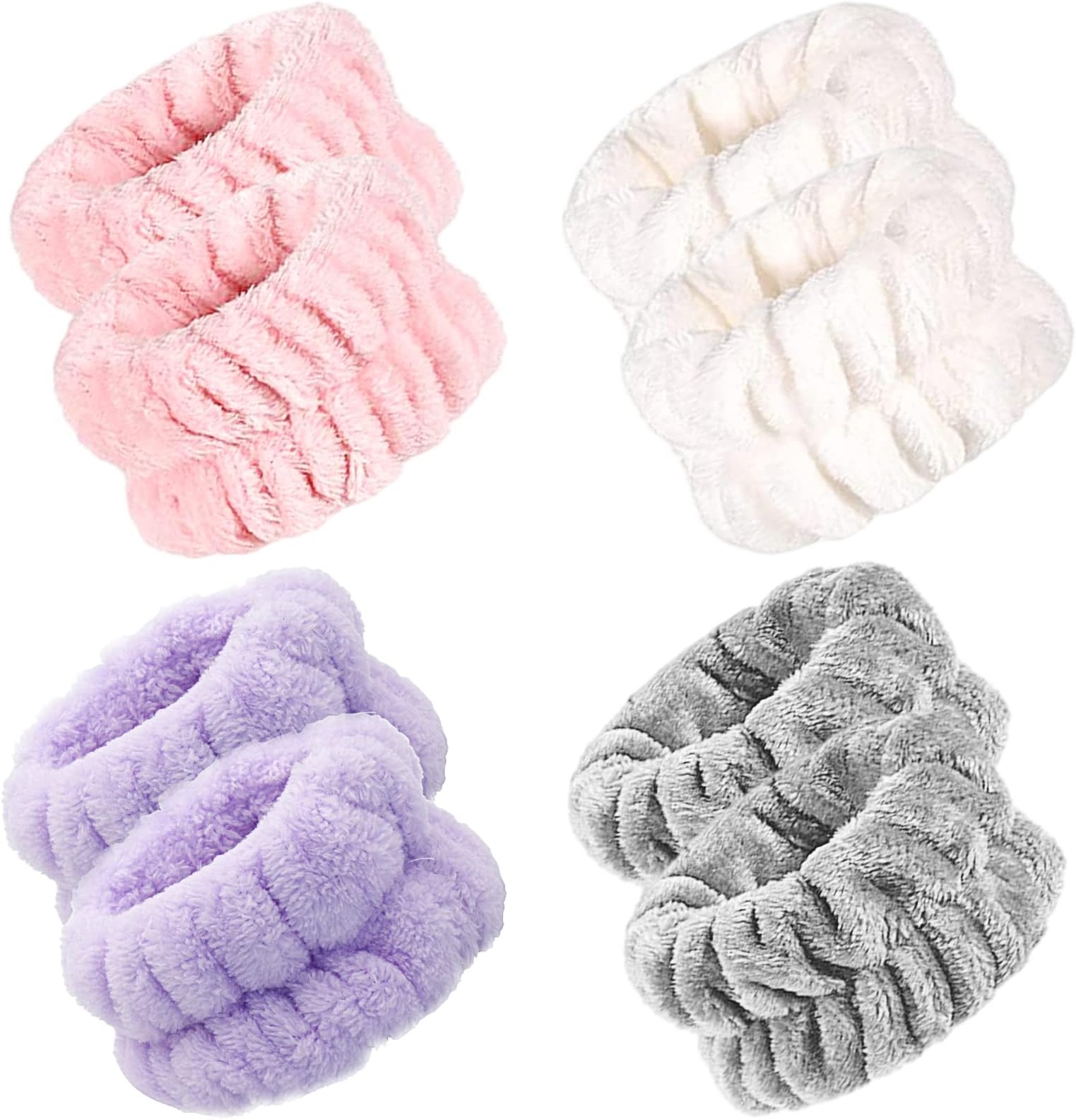 Amazon.com : Xgunion 8Pcs Face Wash Wristbands, Microfiber Wrist Towels ...