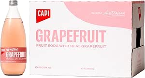 CAPI Fruit Soda - Grapefruit 750ml x 12 : Amazon.com.au: Pantry Food & Drinks