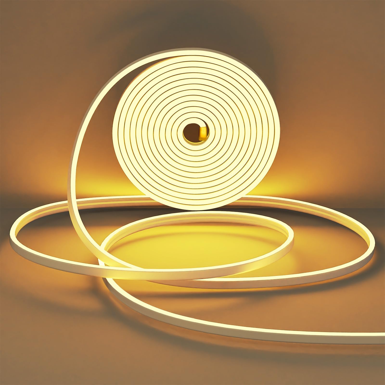 Glückluz Luces LED de Neón de La Cuerda, 10M Flexible IP65 Impermeable ...