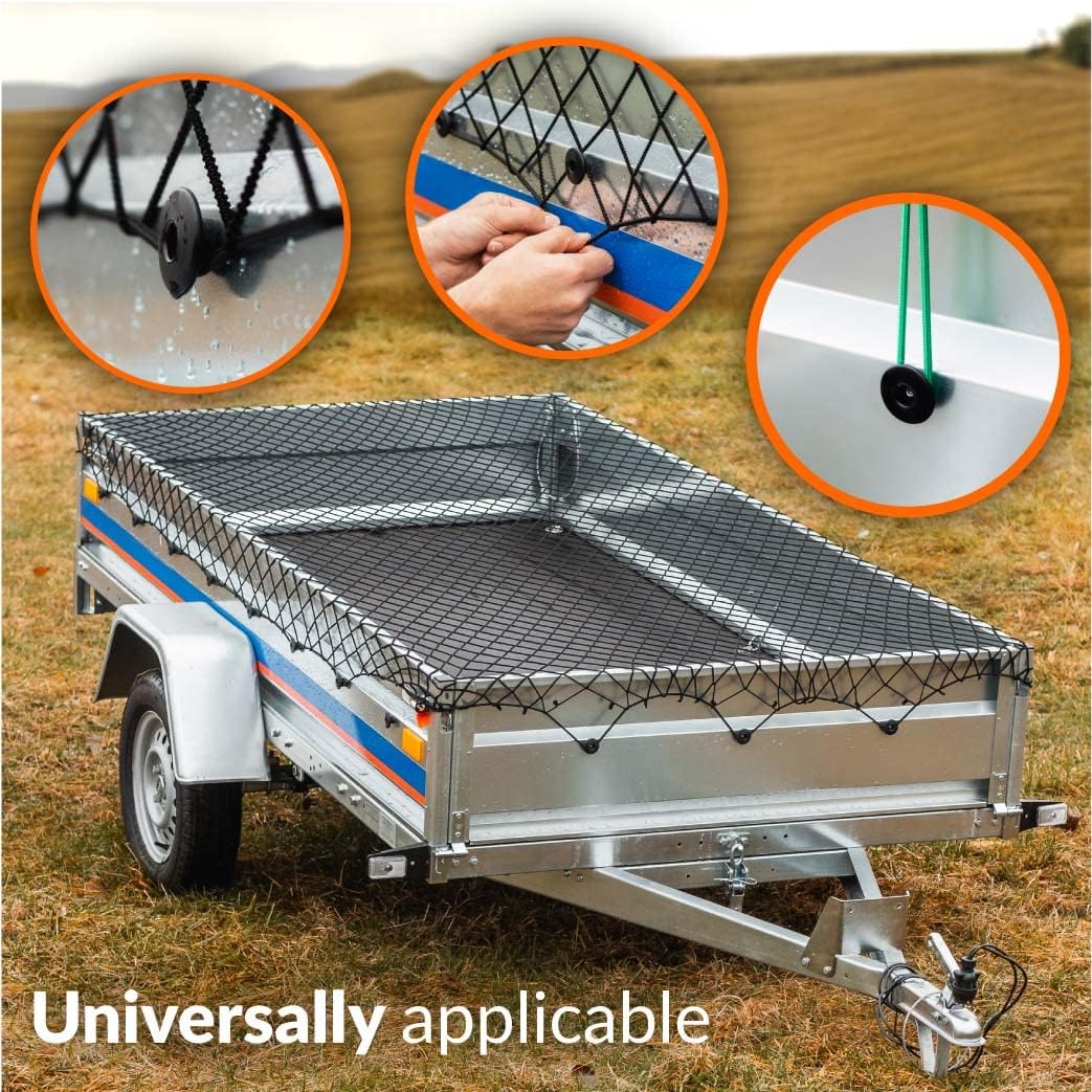 Upgrade4cars 20 Trailer Net Hooks with screws | Plastic Tarpaulin ...