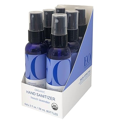 Amazon.com : EO Organic Hand Sanitizer Spray: French Lavender, 2 Ounce ...