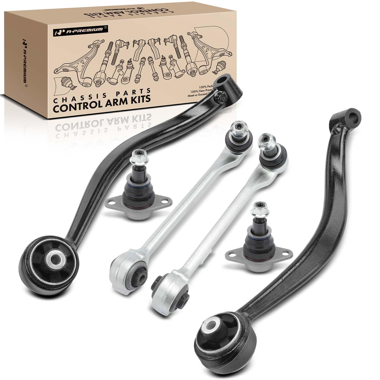 Amazon.com: A-Premium Set of 6, Front Upper Lower Control Arm, Lower ...
