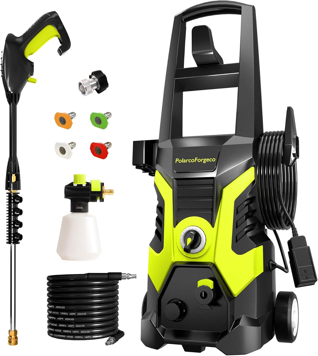 Amazon.com : Electric Pressure Washer 4200PSI Max 2.8 GPM Power Washer ...
