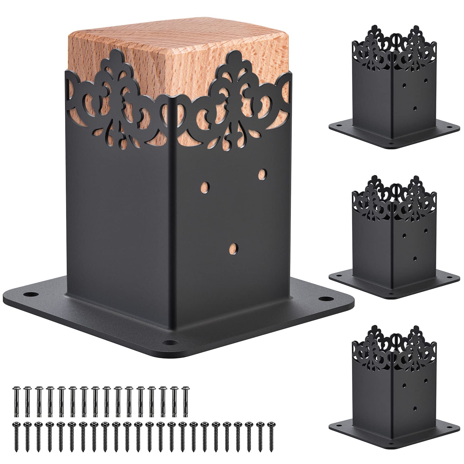 Rustic Timber Post Brackets OWT POST BASE KITS