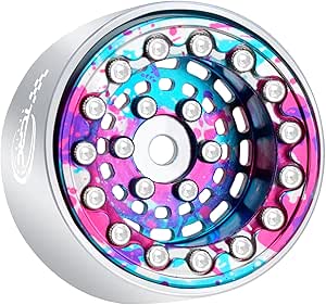 Amazon.com: TCRC 4PCS Splash Anodizing Aluminum Deep Dish 1.0 Inch ...