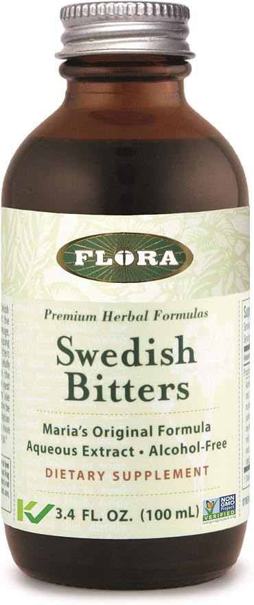Amazon.com: Flora - Swedish Bitters for Digestion, Alcohol-Free Bitters ...