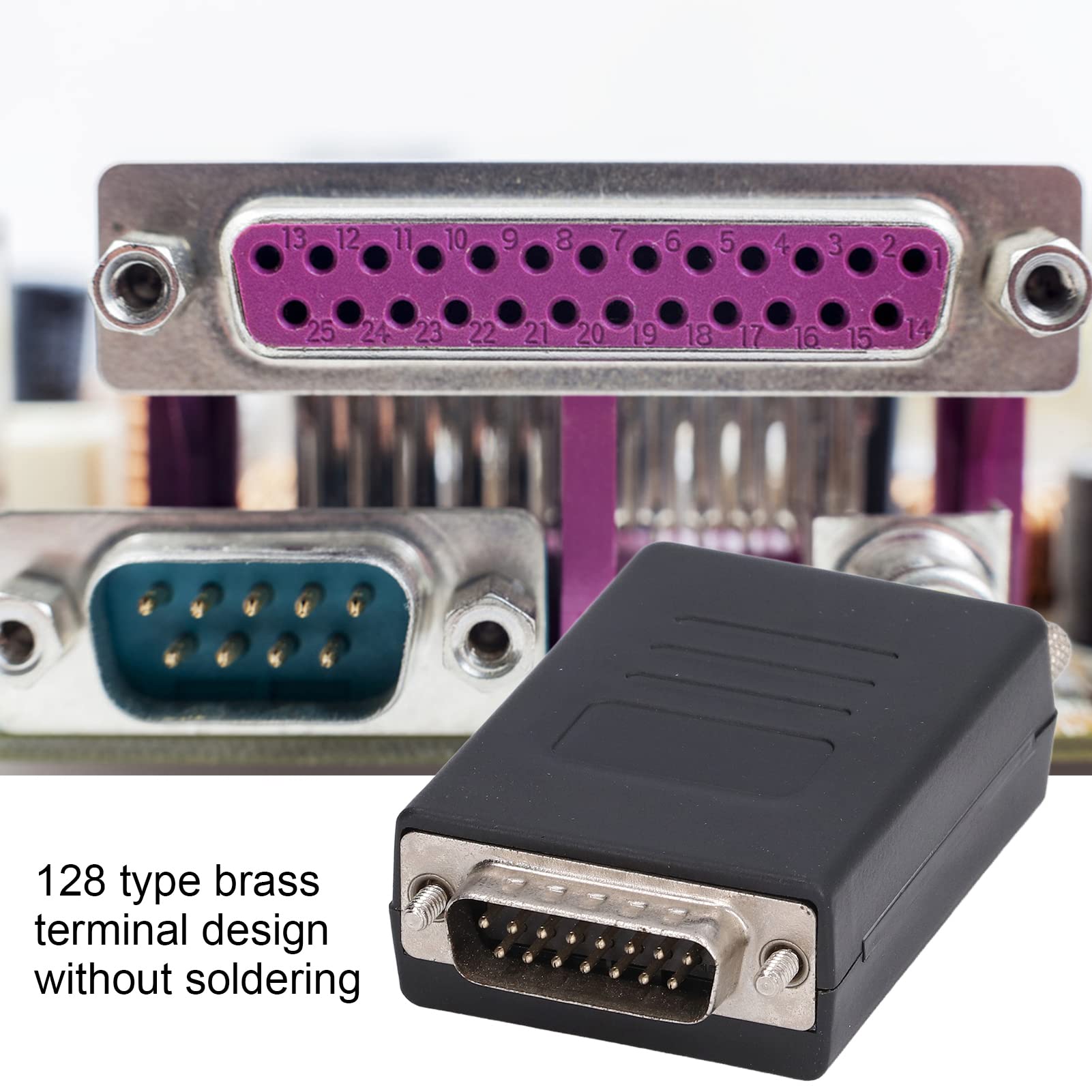 Serial Breakout Board DB15 Solderless Connector - Screw Terminal ...