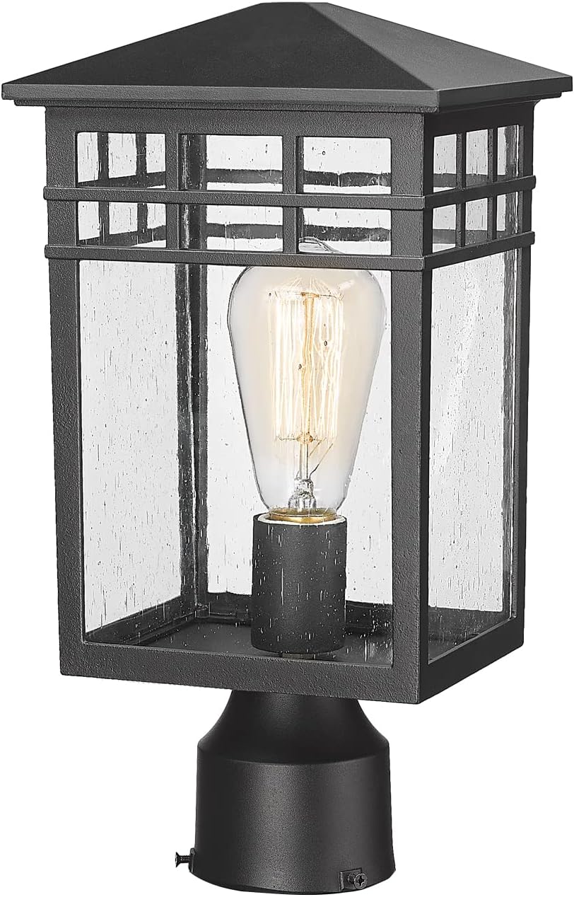 Sea Gull Lighting 82065-12 Polycarbonate One-Light Outdoor Post Lantern ...