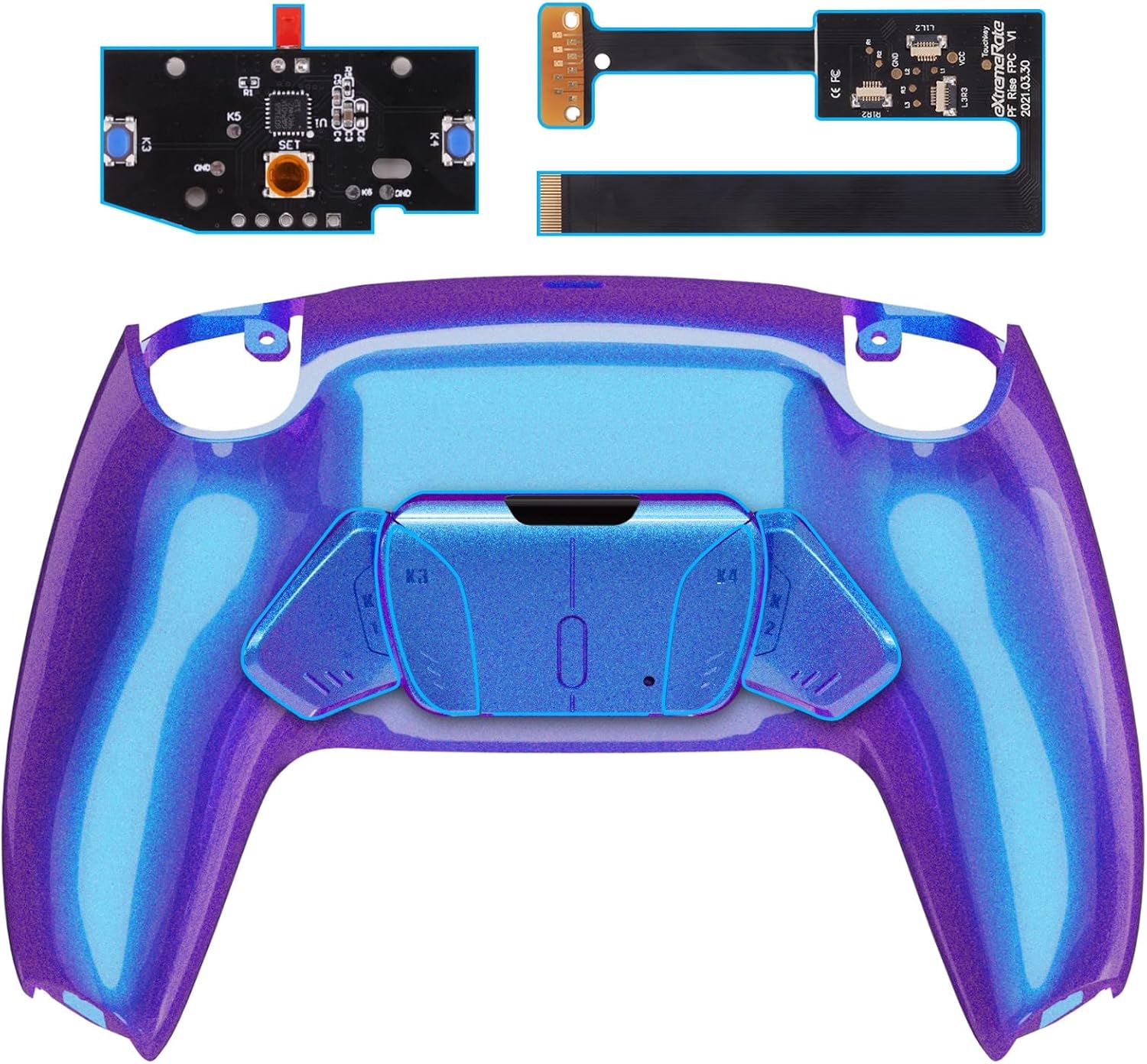 eXtremeRate Konfigurierbar RISE4 Remap Kit für ps5 Controller BDM-010/ ...