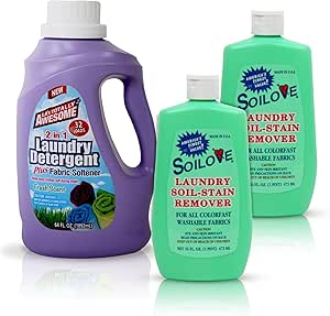 Amazon.com: SOILOVE Stain Remover 16oz (2 Pack) + LA's Totally Awesome ...