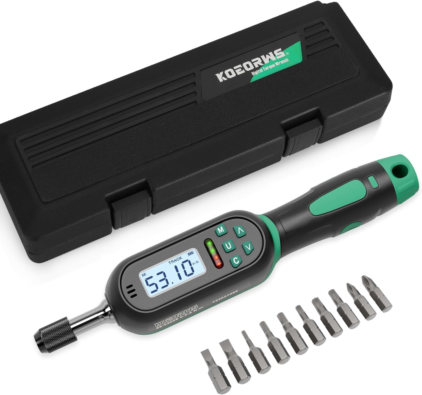 VANPO Digital Torque Screwdriver 2.66-53.1 in-lbs/0.3-6 Nm, Adjustable ...