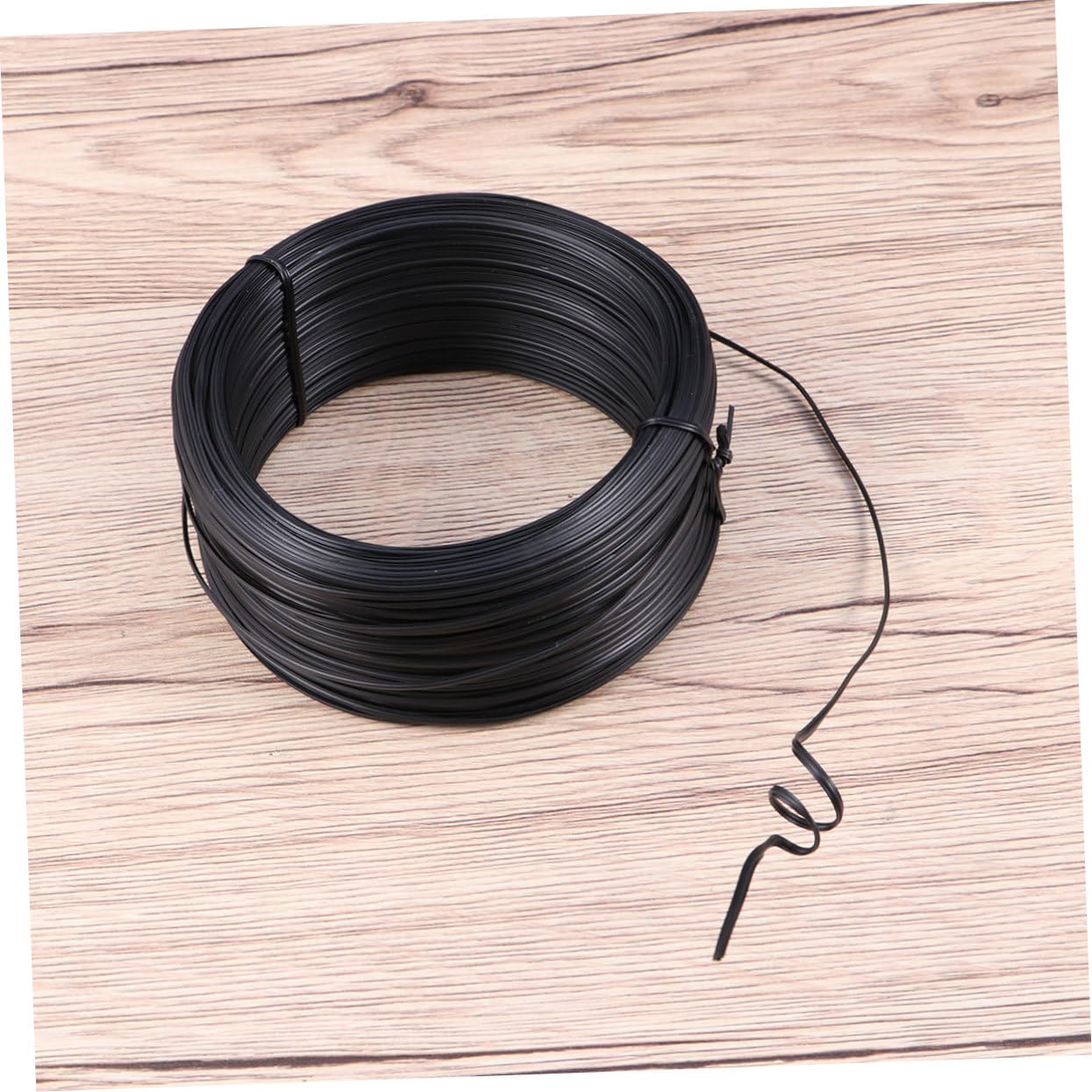 Black Plastic Coated Wire Bound