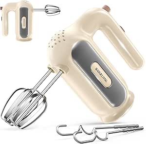 Amazon.com: Hand Mixer Electric, 5-Speed Small Handheld Mixer, 2 ...